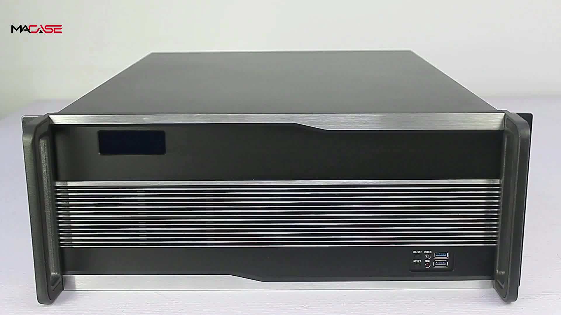 19 Inch 4u Rack Atx Server Case With Temp Lcd Server Chassis 4u - Buy ...