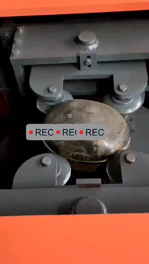 scrap fridge Compressor shell Cutting recycling Machine for ...