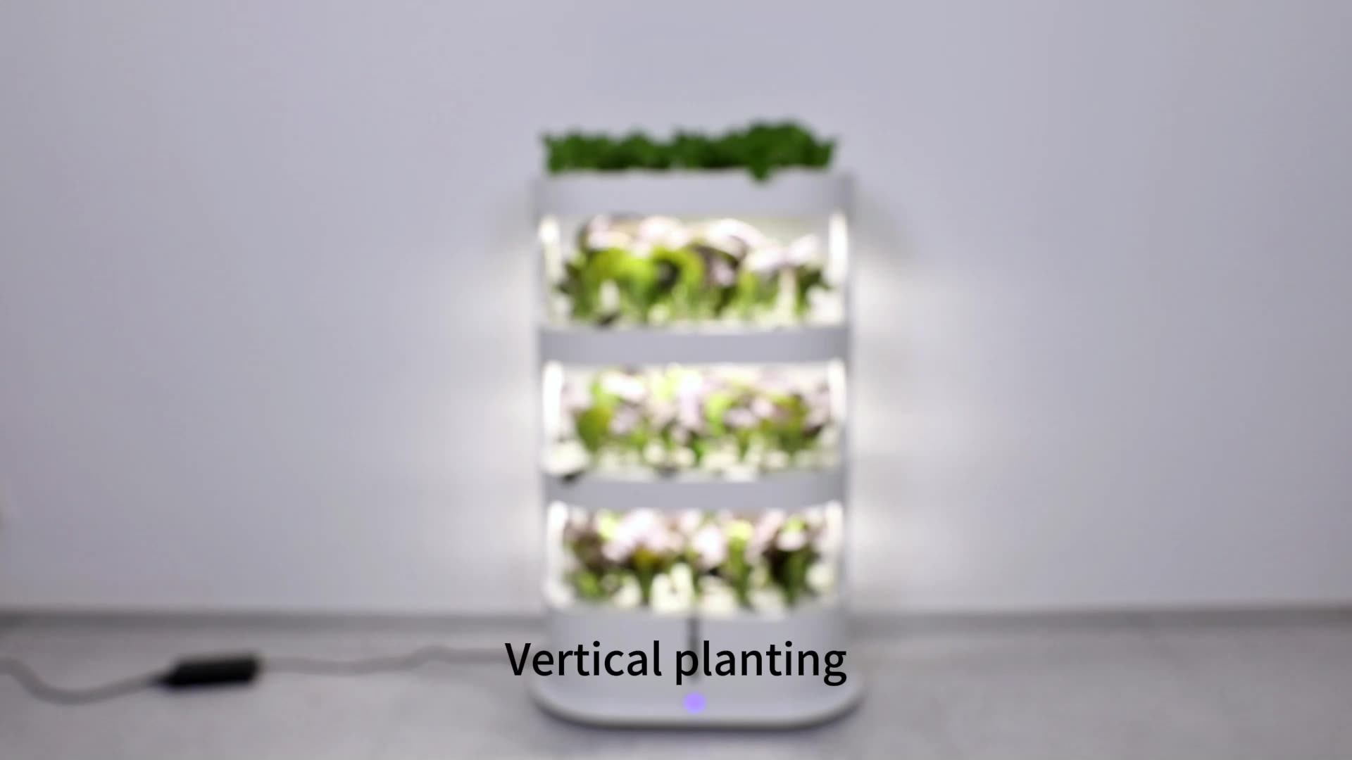 Soilless Planter Hydroponic Tower For Indoor Growing Of Leafy Greens ...