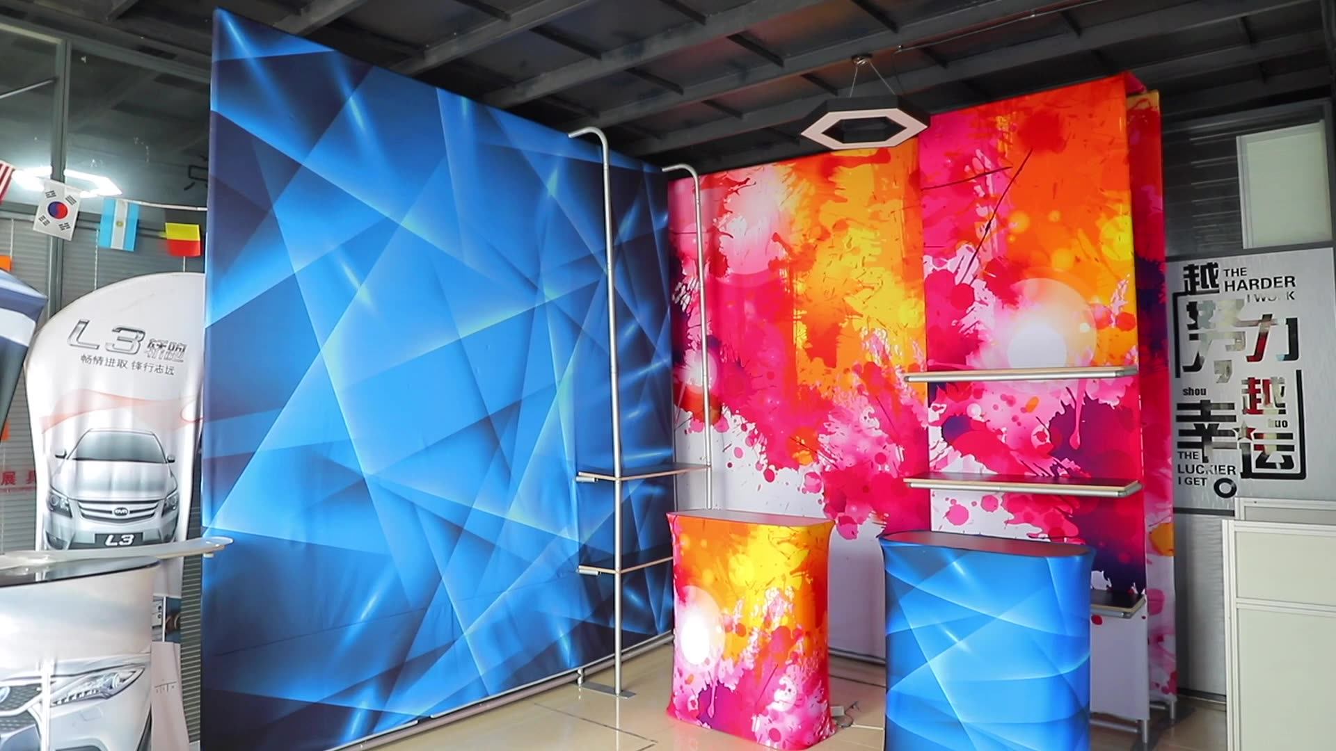 Custom Tension Fabric Display Collapsible Backdrop Display Act Fast ...