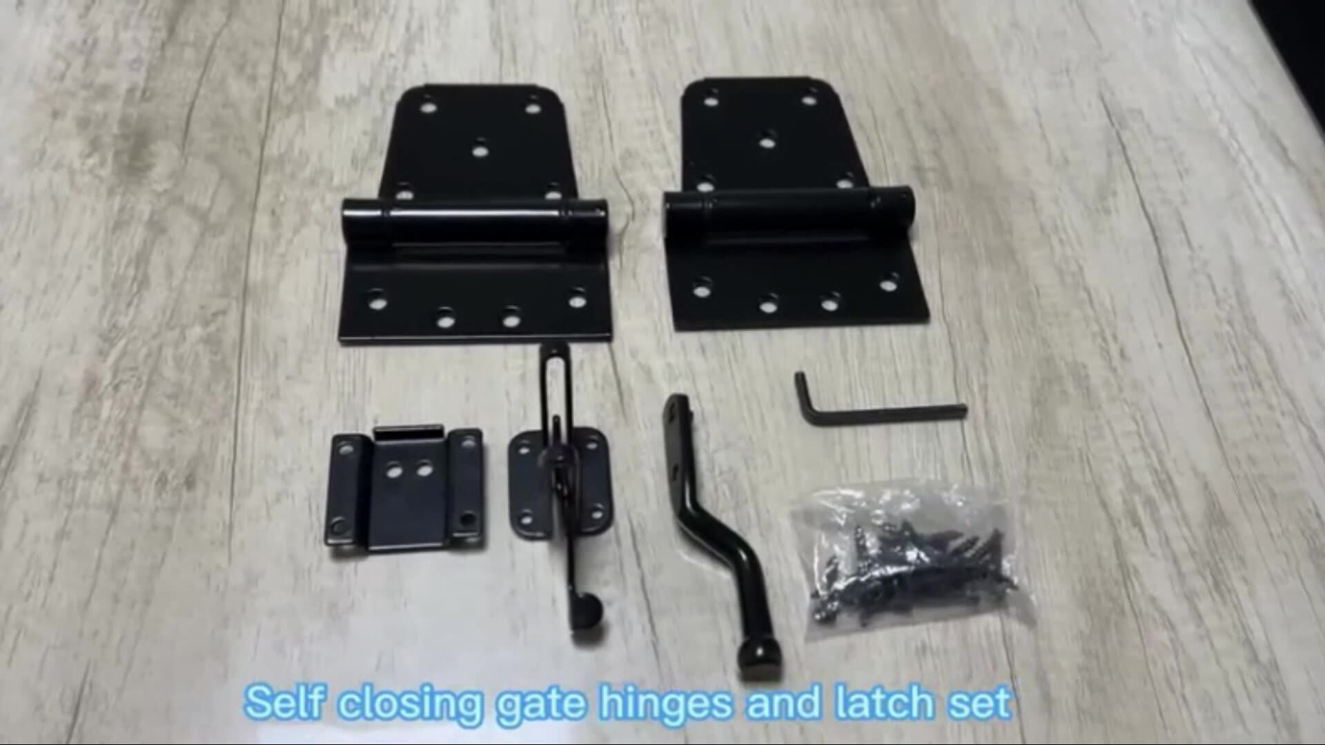 Heavy Duty Gate Latch Kit For Wooden Vinyl Fence 1 Pack Self-locking ...