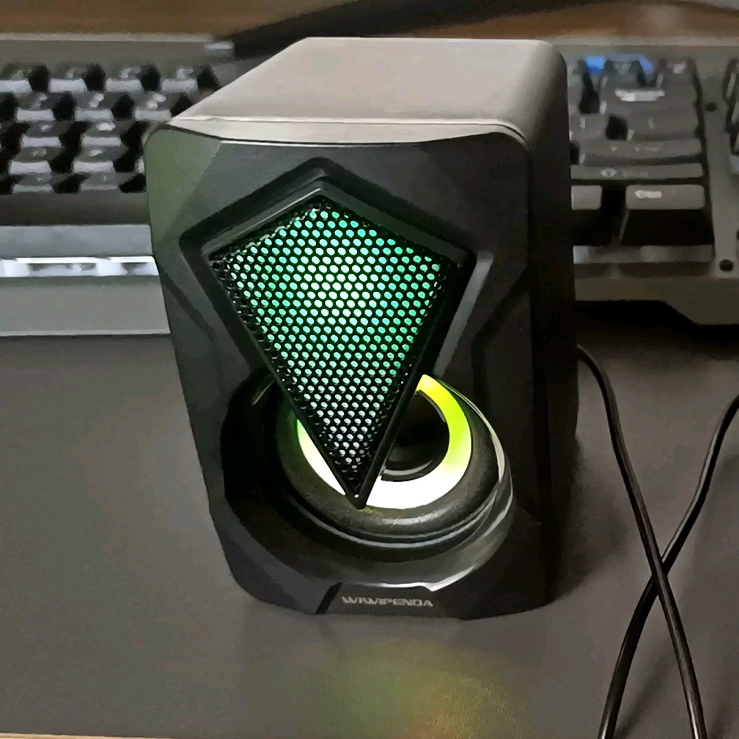 Colorful Led Light Pc Speaker Wired Usb Power Computer Rgb Led Gaming ...