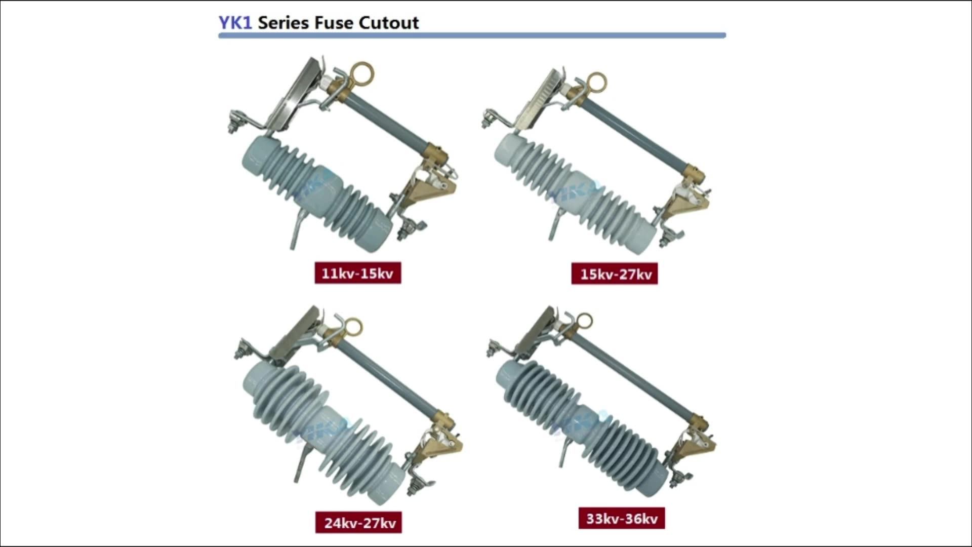 Fuse Cut Out High Voltage Outdoor Pole Mounted 24kv 27kv 100 Amp 200 ...