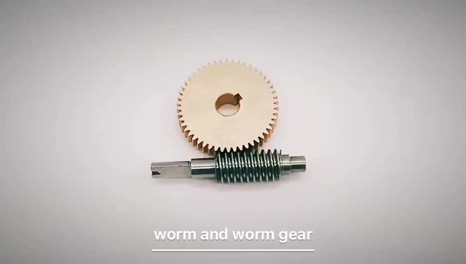 Custom Module 0.5 Small Brass Worm Gear With Worm - Buy Worm Gear,Worm ...