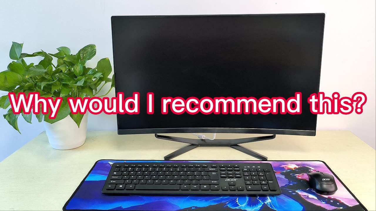 Customized 27 Inch Aio Pc Desktop Computer With Intel Core I3/i5/i7 ...