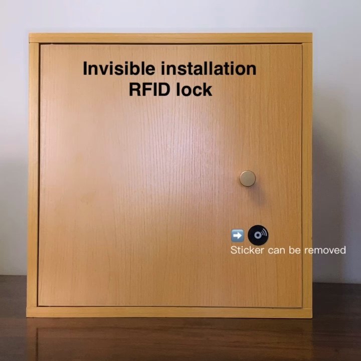 New Generation Rfid Hidden Drawer Locks Ic Card Invisible Drawer Lock ...