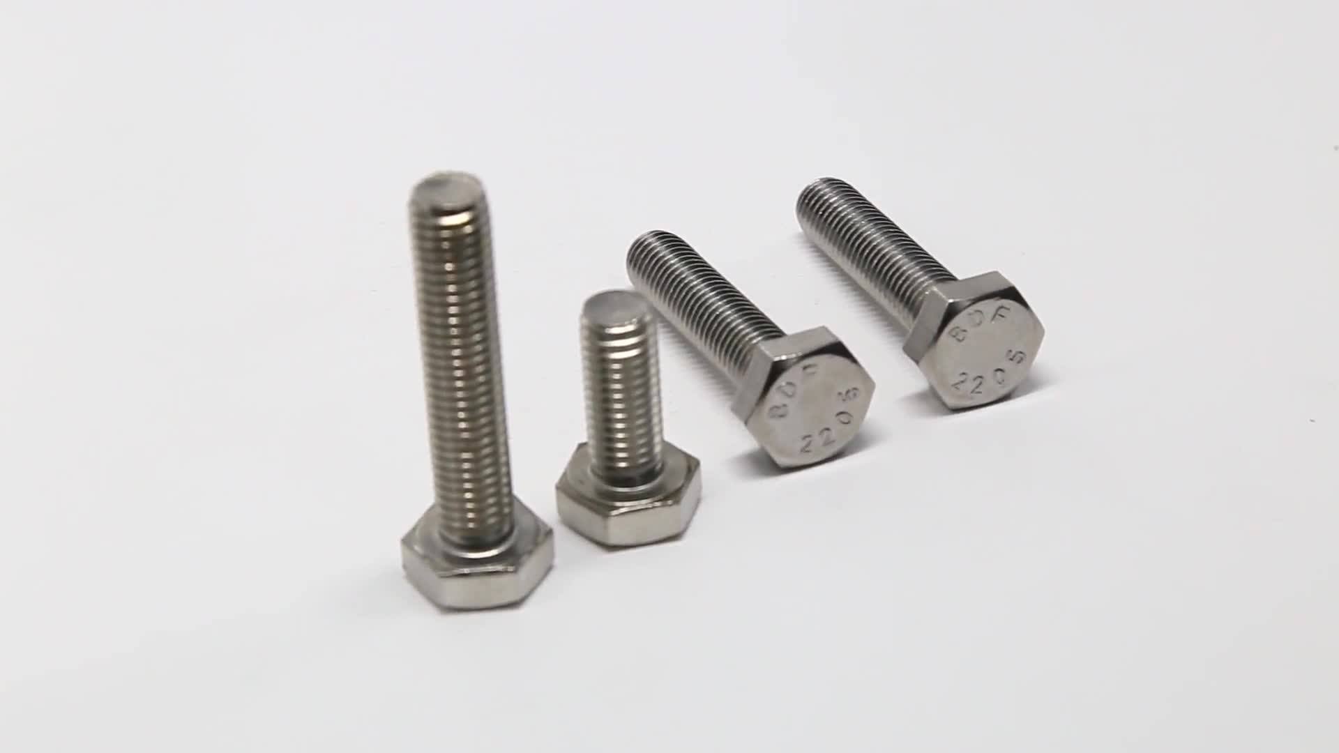 All Sizes M8 M10 M20 Stainless Steel 2205 Din931 Stainless Steel Hex ...