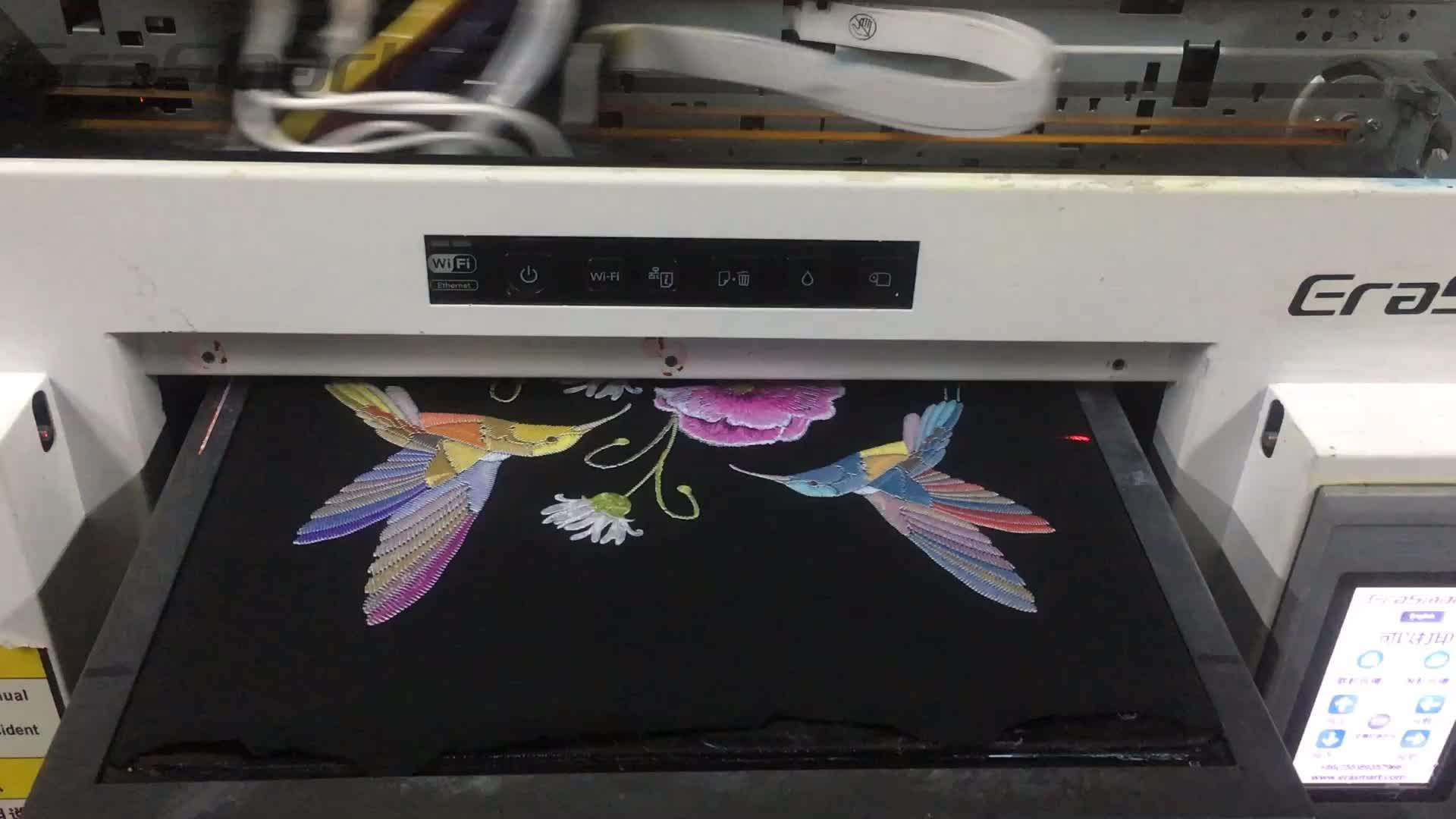 Digital Uv Flatbed Printer Dx5 Dtg Printer Digital T Shirt Printing ...