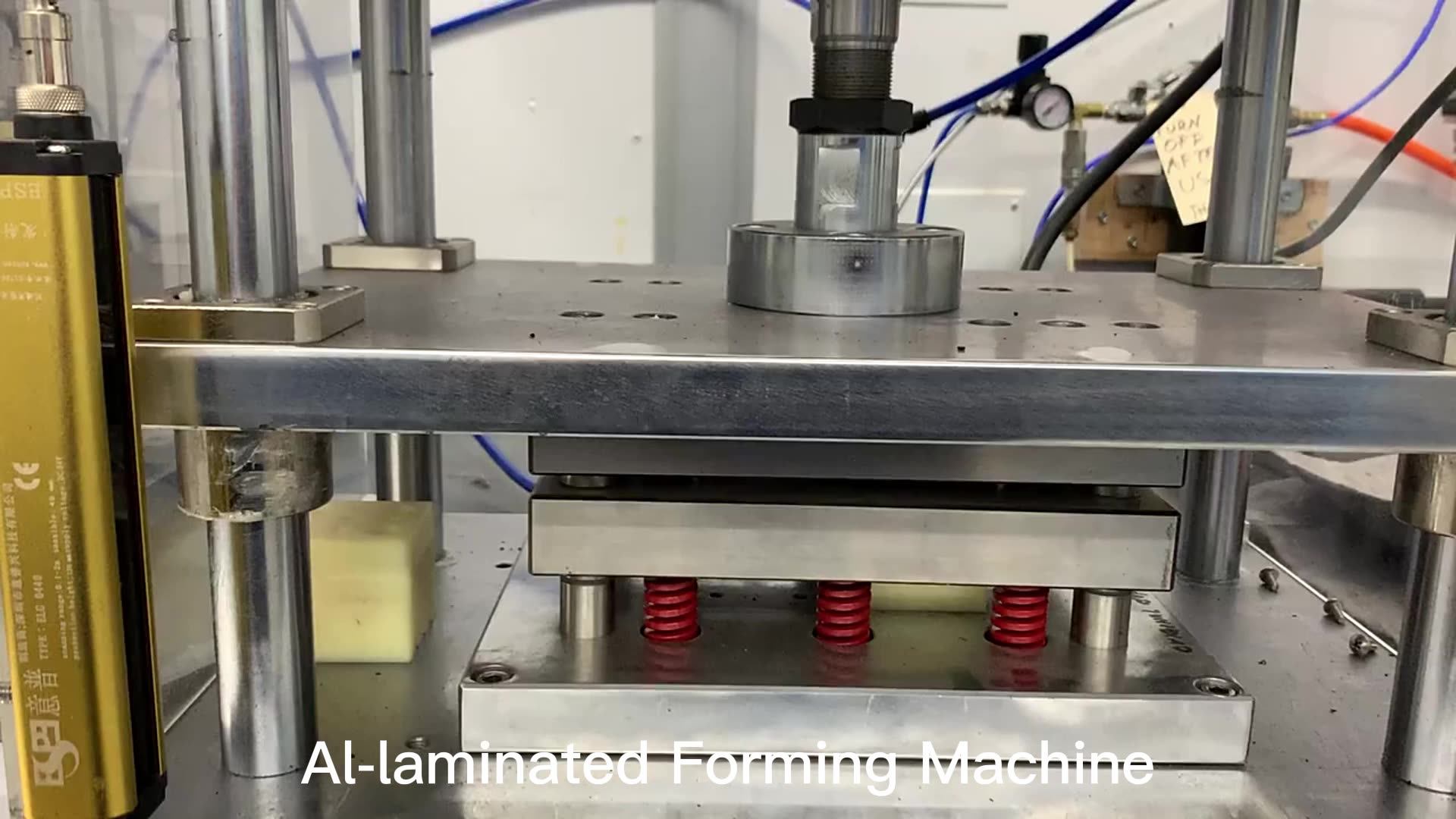 Laboratory Semi Auto Aluminum Laminated Film Case Forming Machine For ...