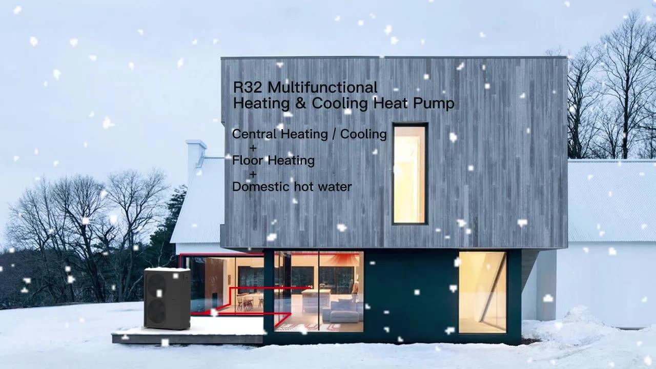 Eco-friendly R32 Refrigerant Monoblock Heat Pump 380~415v/3n~/ 50hz ...