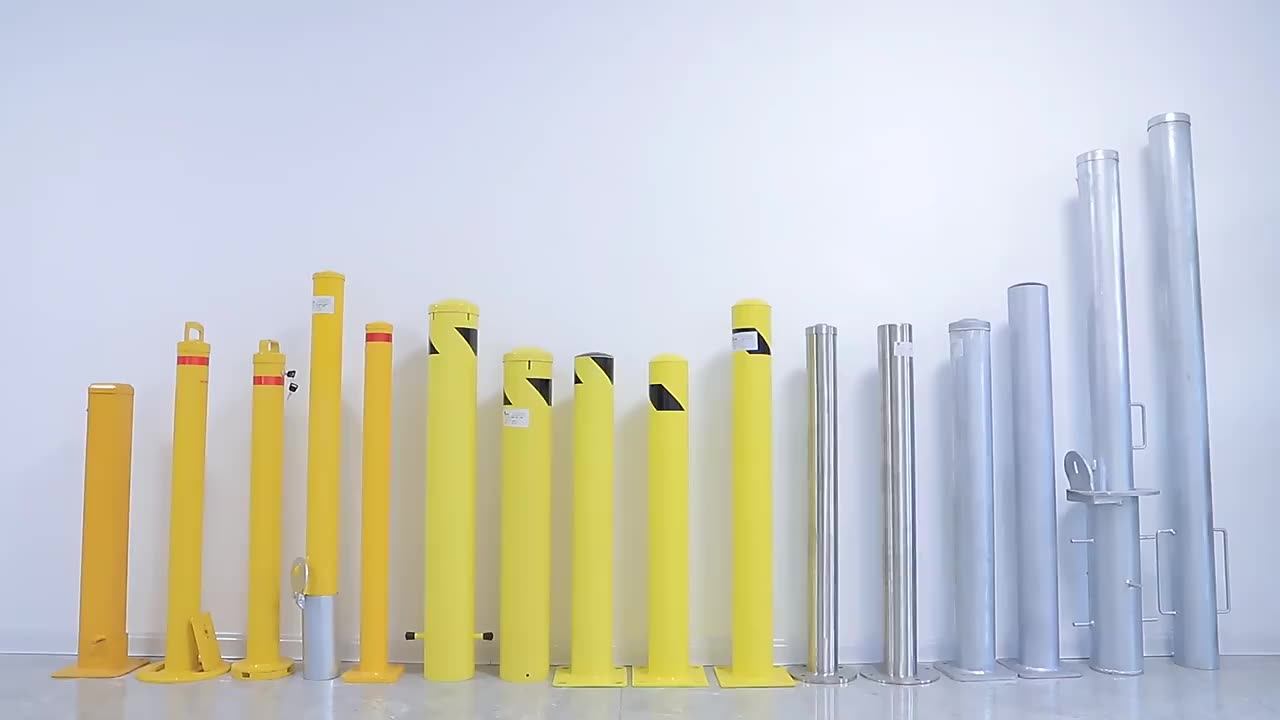 Warehouse U Shape Safety Bollard Machinery Guard Steel Safety Barrier ...