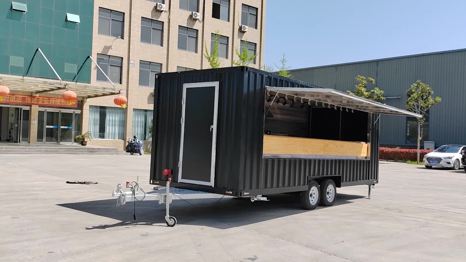 Luxury Container Bar With Kitchen Mobile Food Trailer Restaurant Coffee ...