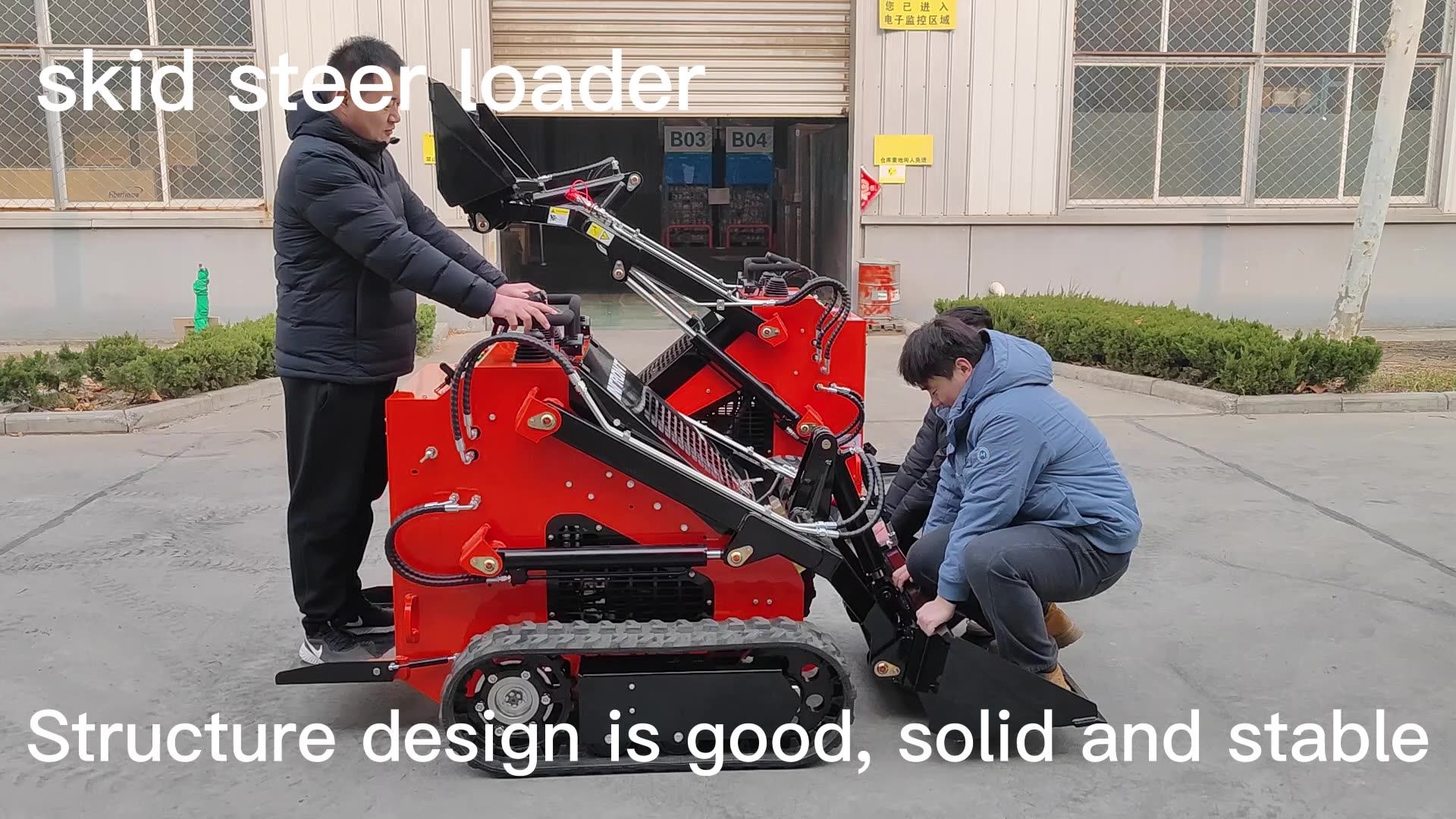 Tractor Front End Plastic Mini Backhoe Excavator Loader 4x4 Skid Steer ...