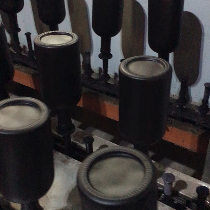 Botol Kaca Alkohol 700ml Matte Hitam Gaya Nordic Botol Spirit 500ml ...