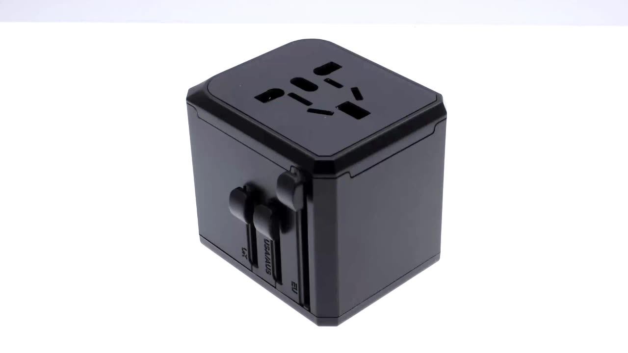 Universal Plug Adapter With 3* Usb A Ports And 1* Usb Type C Port ...