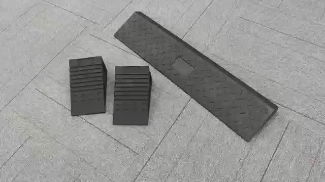 Adjustable Rubber Squat Wedge Block Squat Wedge Ramp For Deadlift Fit ...