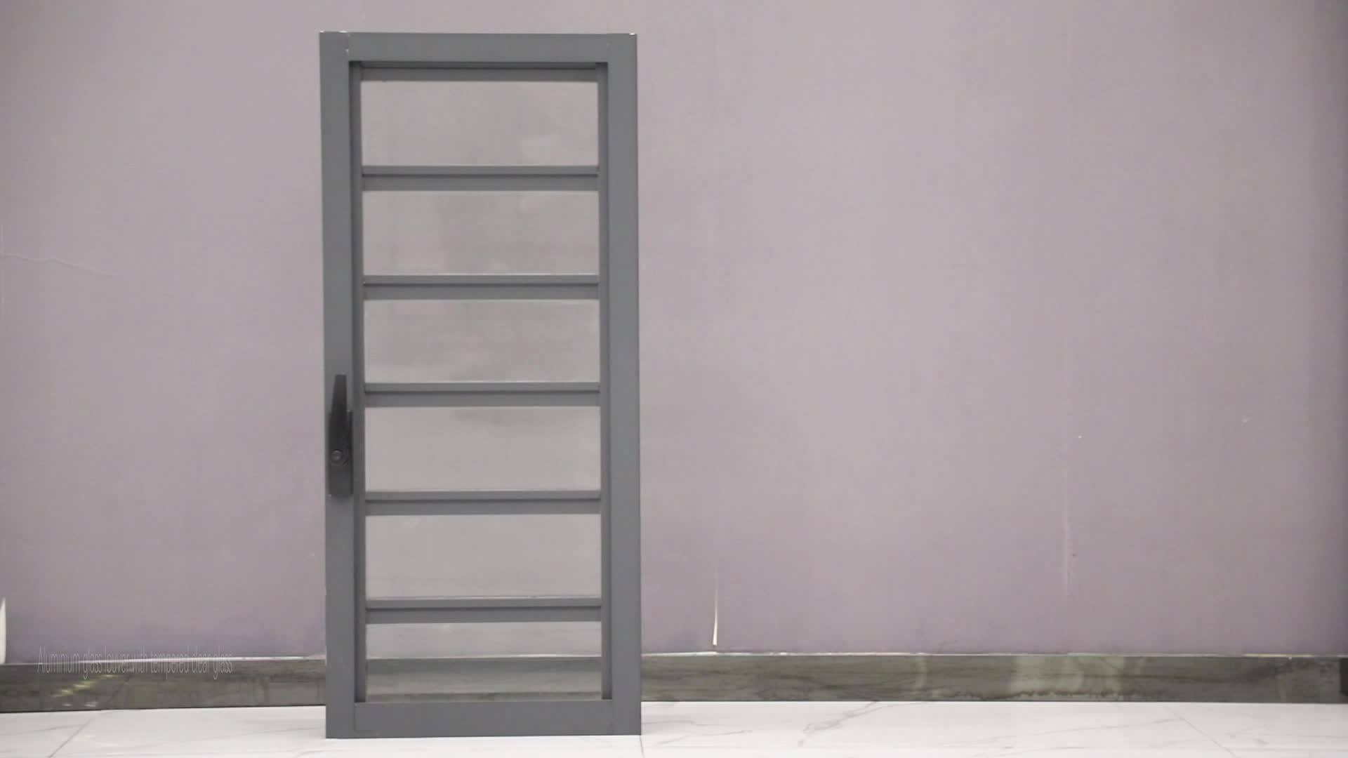 Modern House Design Security Louver Aluminium Glass Windows - Buy ...