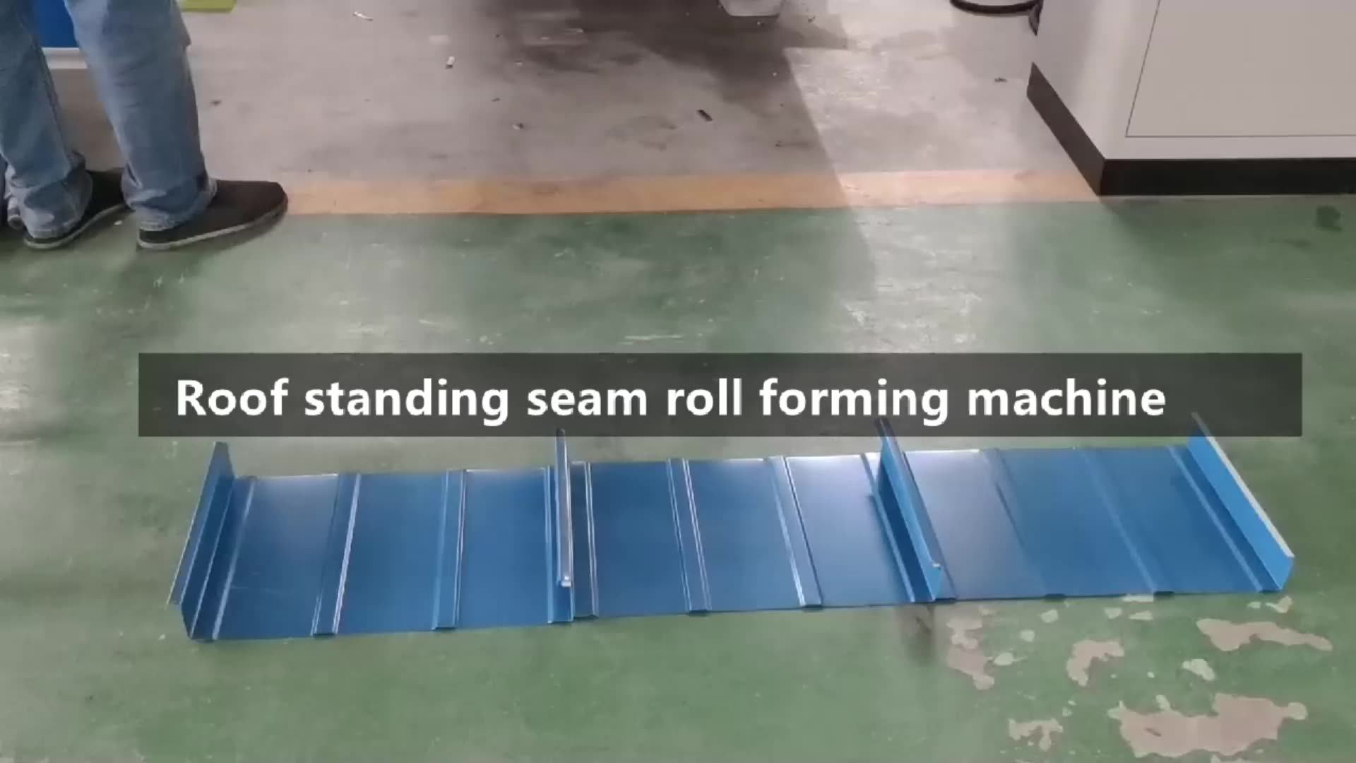 Portable Full Automatic Ssr Standing Seam Metal Roof Panel Electric ...