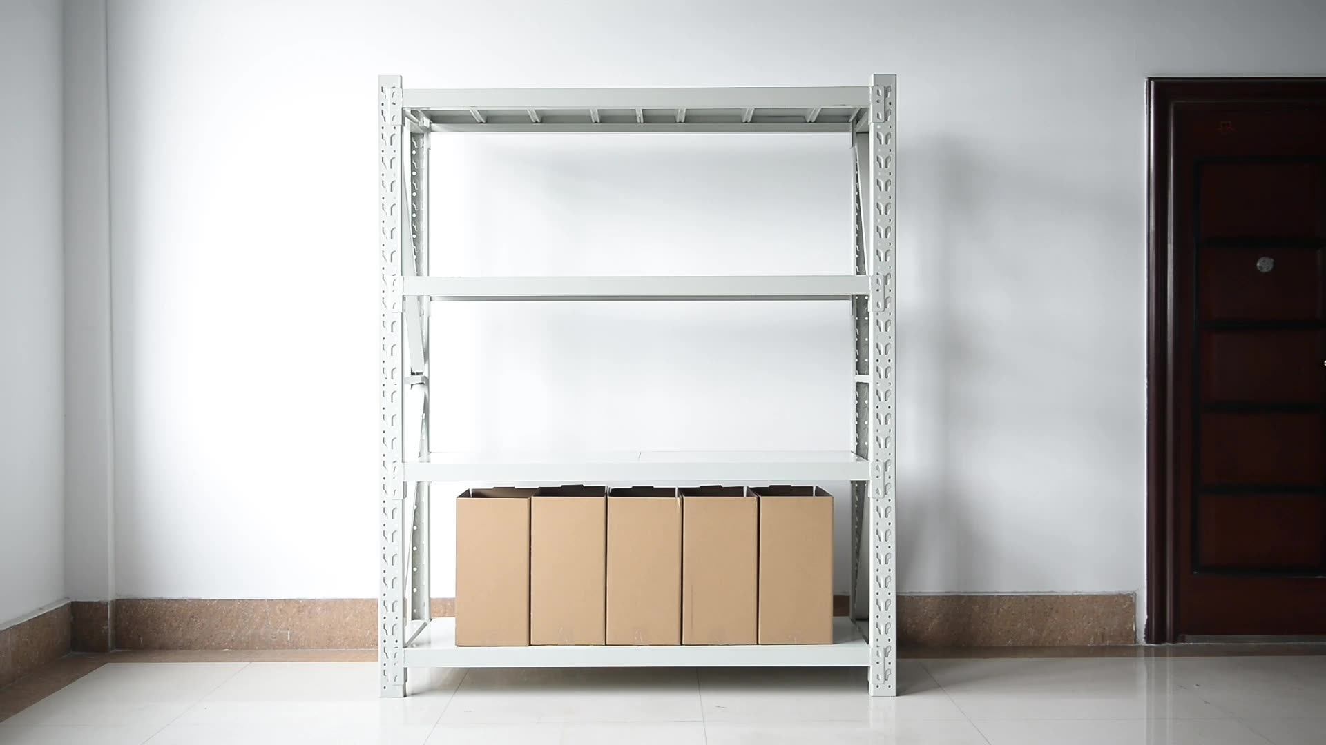 Heavy Duty 200kg Per Layer Pallet Racking Boltless Warehouse Storage ...