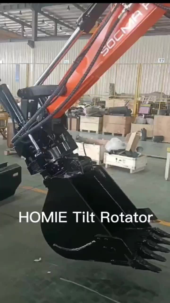 360 Degree Rotation Hydraulic Tilt Rotator With Tilt Function Powertilt ...