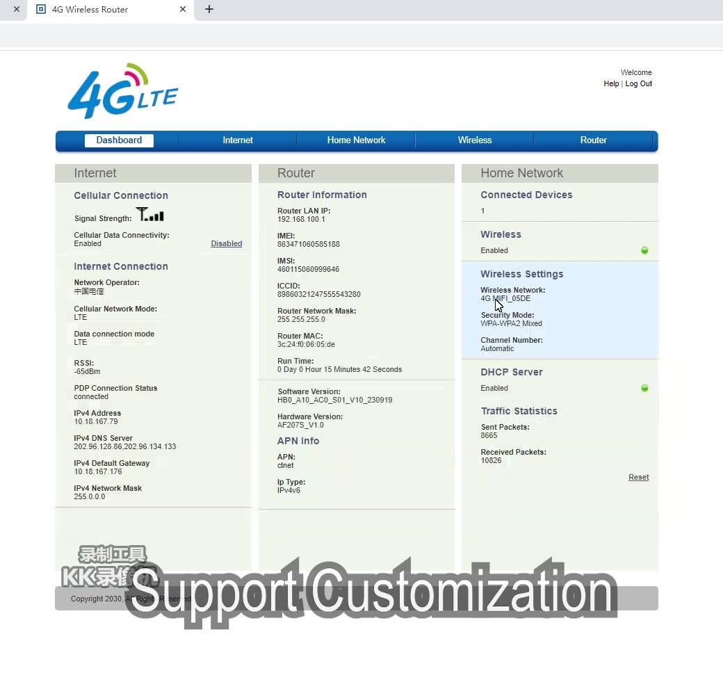 4g Wifi Module Router Pcb Board Lan Port Wireless Router Modem With Sim ...