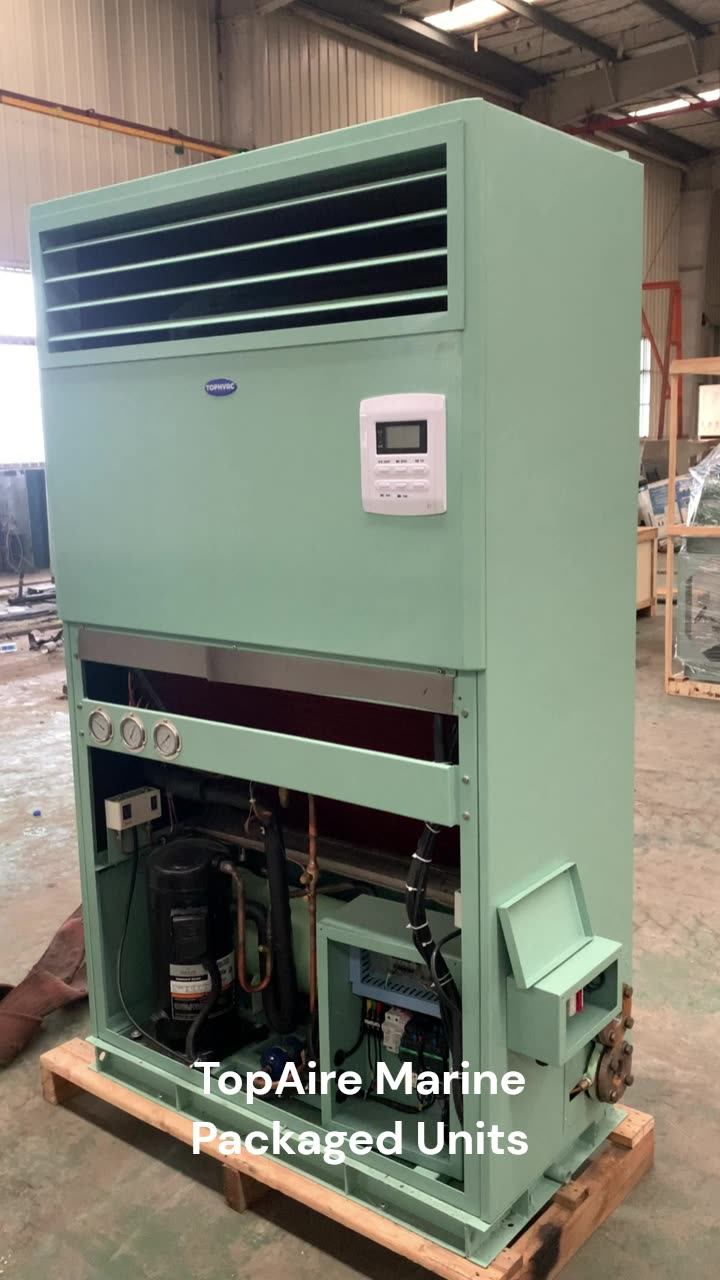 Seawater Cooled Ducted Connection Packaged Air Conditioner R407c Cld-45 ...
