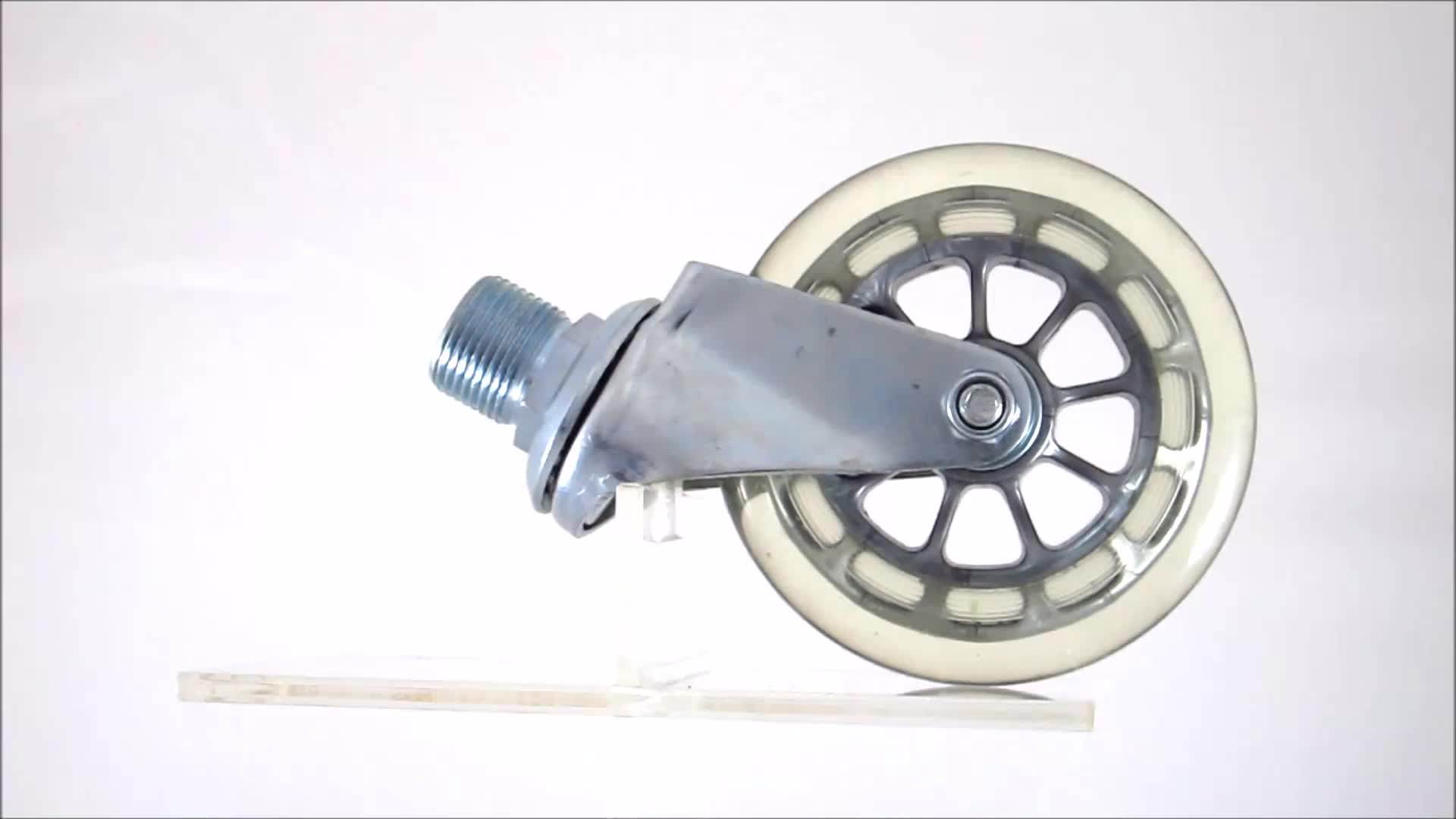 Cce Caster 4 X 1 Inch Pvc Furniture Pipe Pu Caster Trolley Wheels - Buy ...