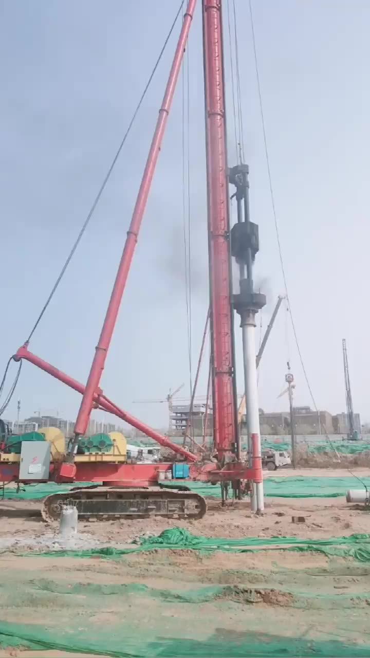 Construction Diesel Hammer Pile Driver Machine Free Fall Hammer Pile ...