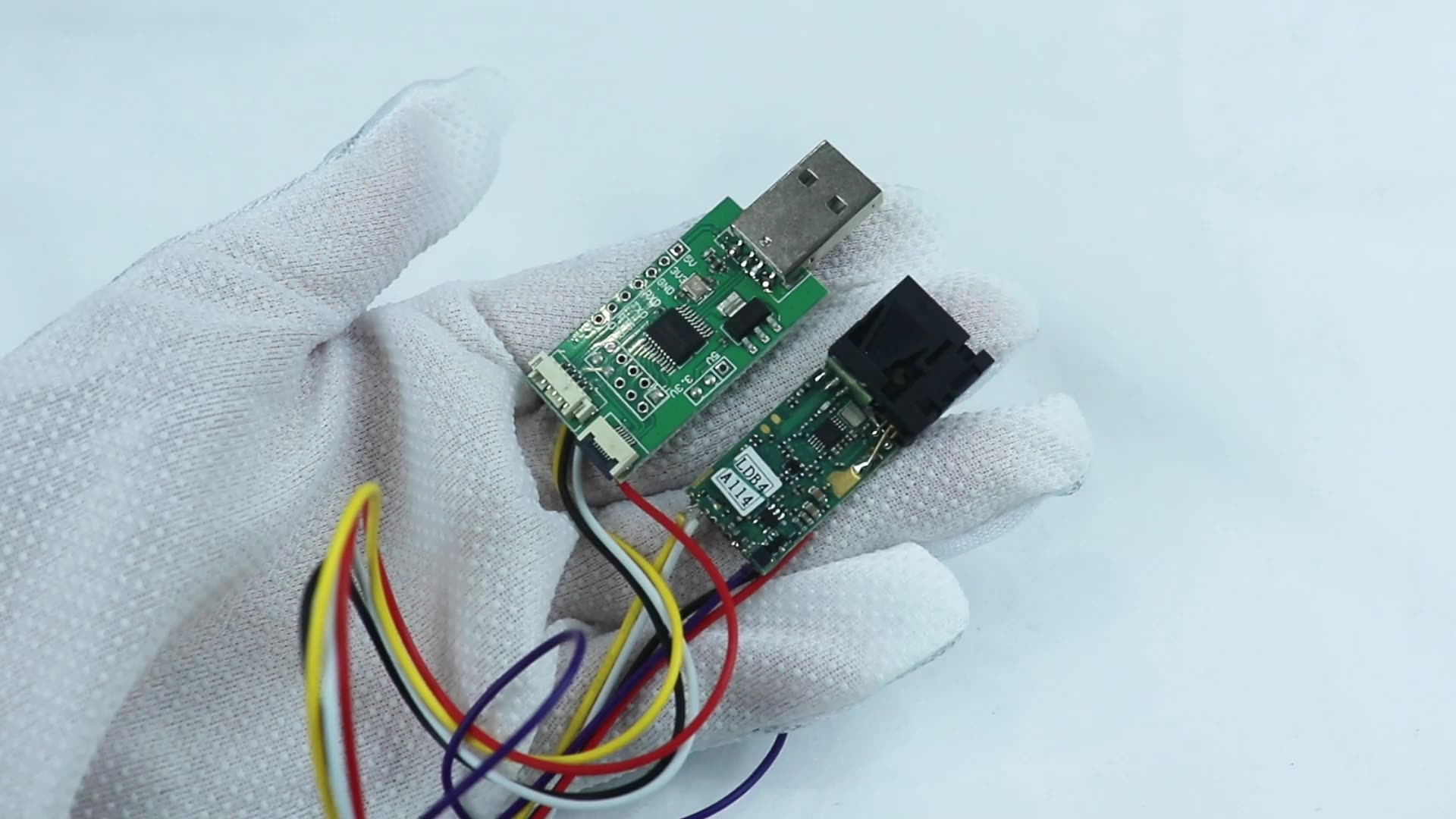 10m Small Smart Laser Distance Sensor Usb Serial Port Red Position ...