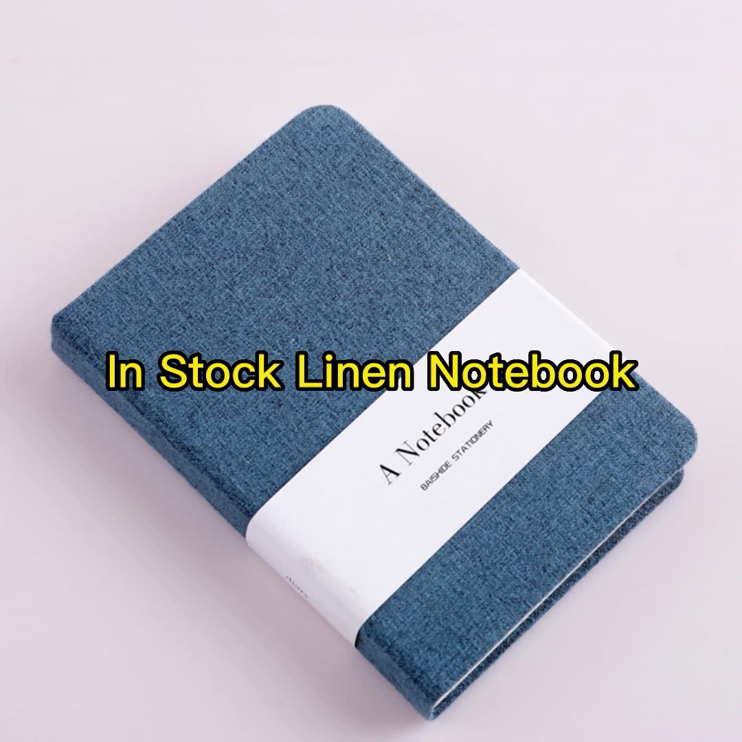 Wholesale Linen Sublimation Journals Custom Linen Fabric Notebook ...