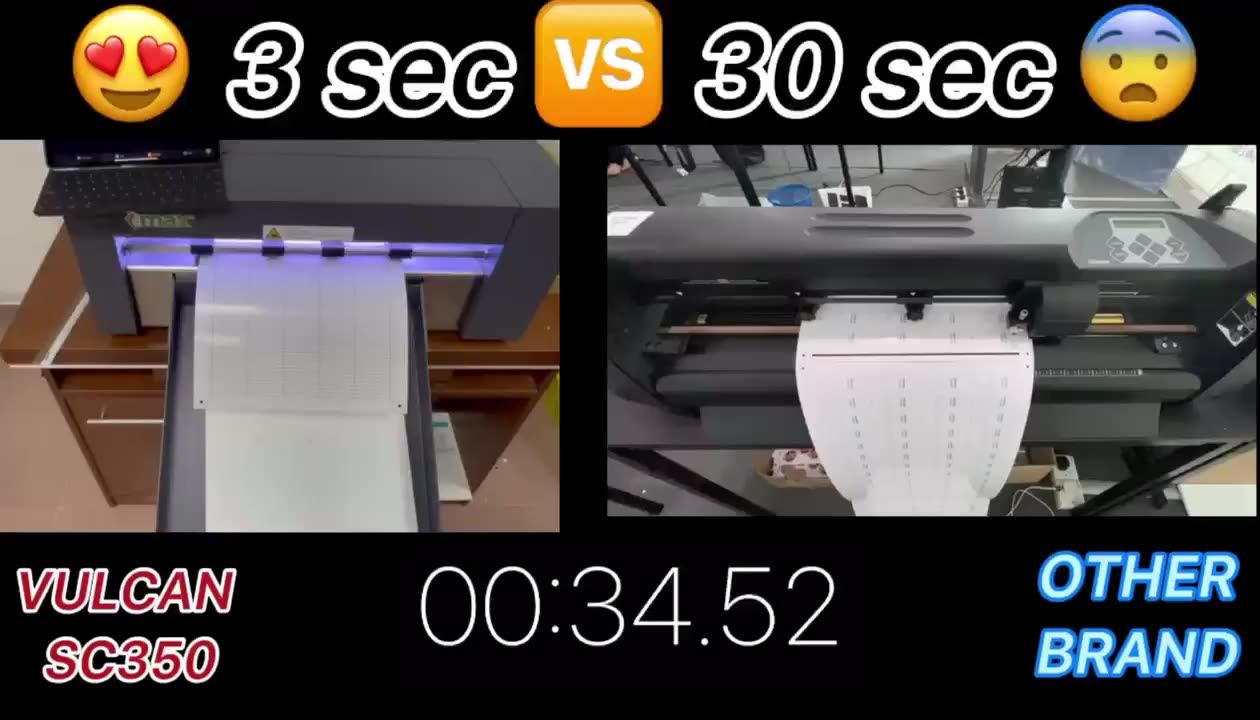 Vulcan Sc-350 A4 A3+ Cutter Desktop Automatic Pvc Sticker Label Cutter ...