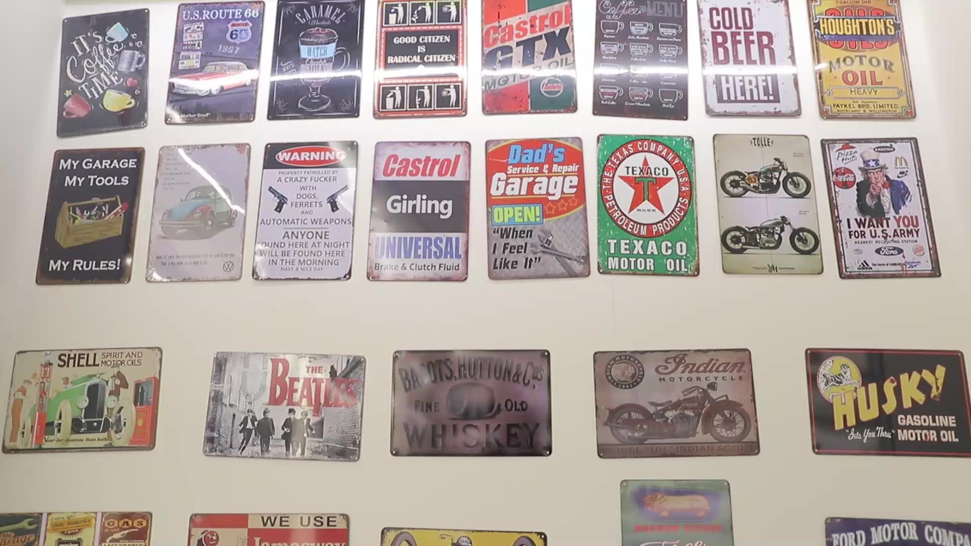 Factory Wholesale Custom Embossed Vintage Tin Logo Rectangle Small ...