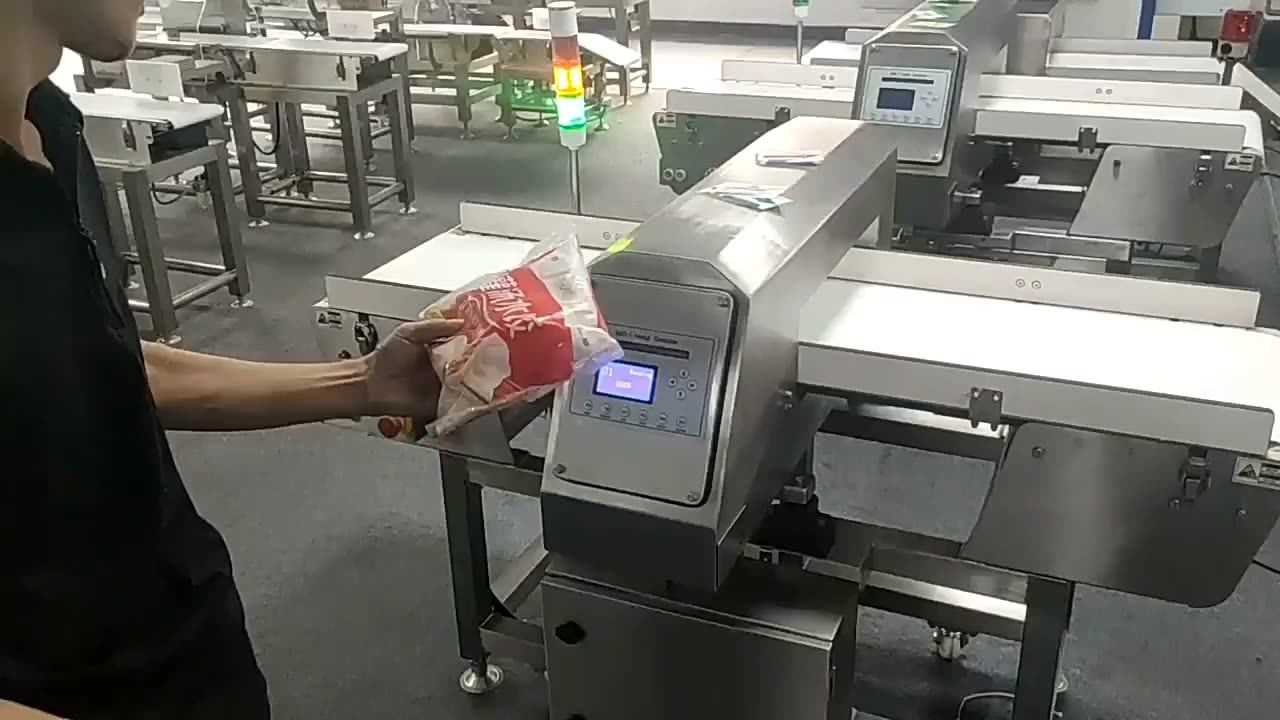 Conveyor Belt Food Industry Metal Detector Machine For Production Line ...