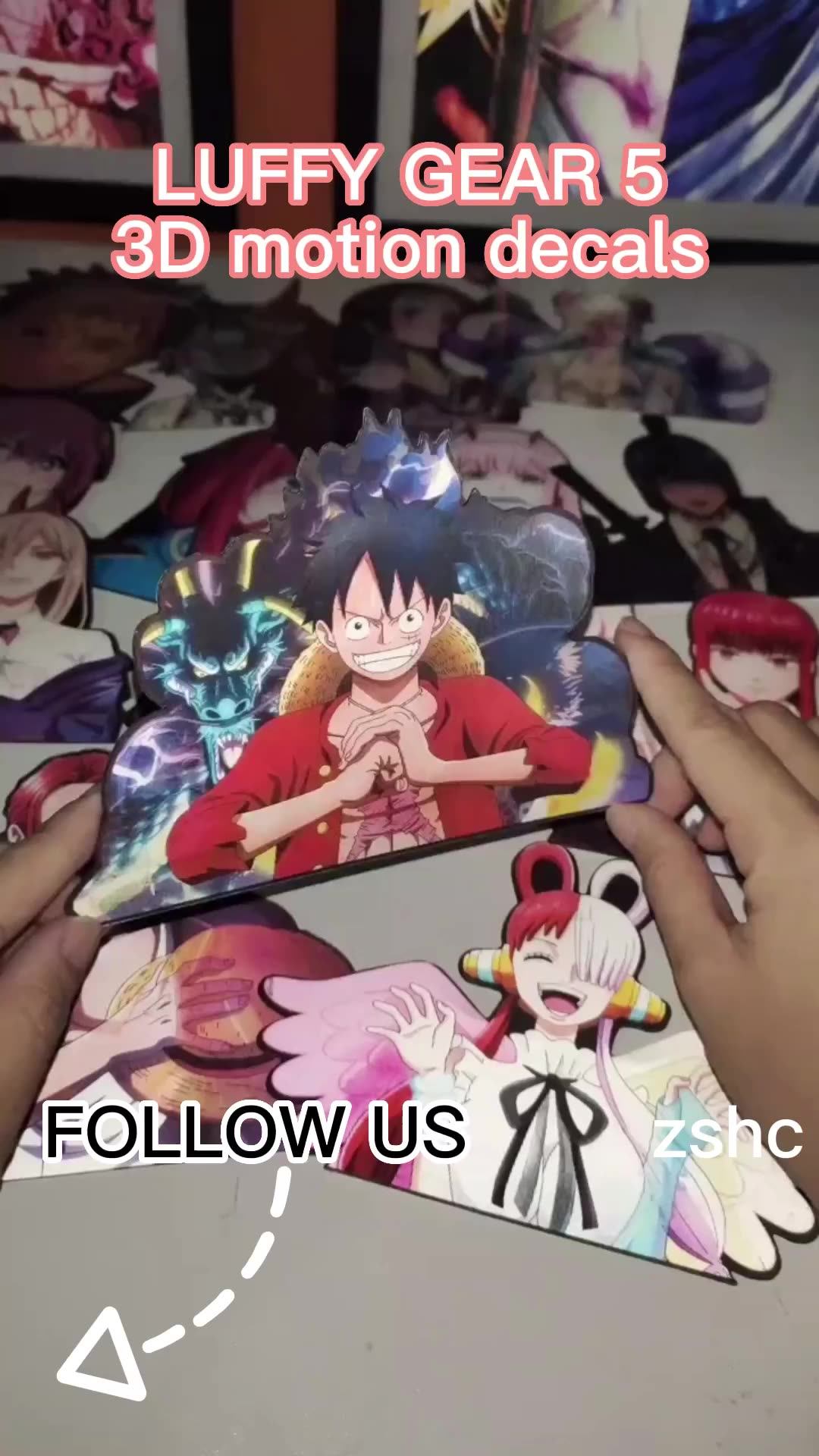 Sexy And Cute Anime Girl 3d Motion Stickers Manga Character 3d Motion ...