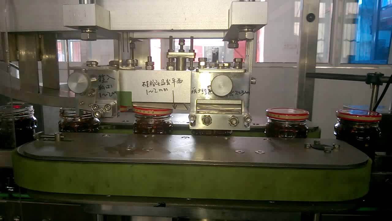 Twist Off Capping Machine Full Automatic Glass Jar Lid Vacuum Closing ...