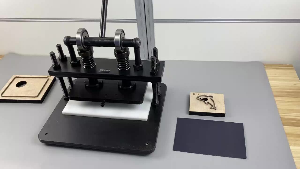 Heavy Duty Large Size Manual Leather Die Cutting Press Machine For ...