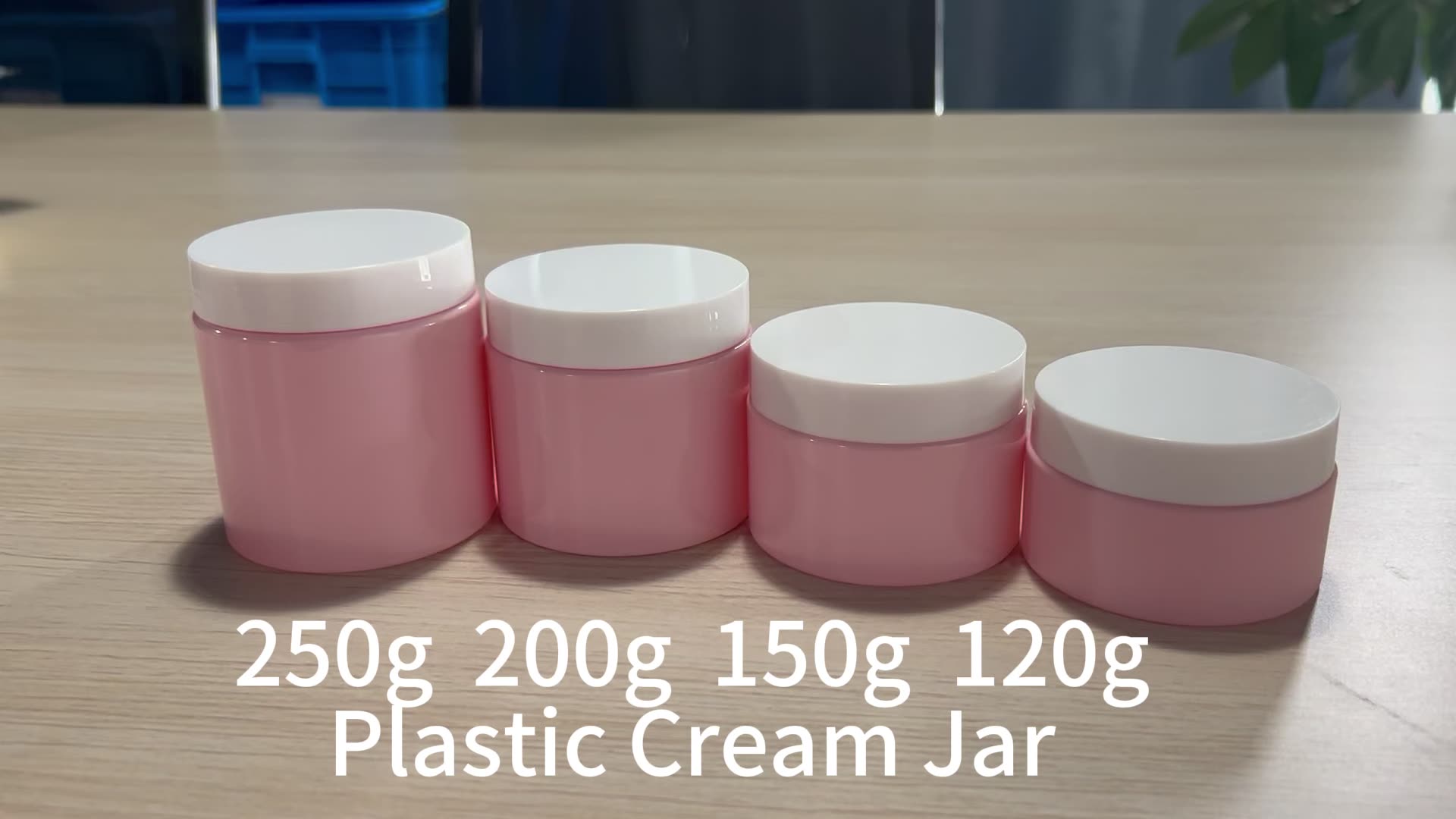 Customized Pp 120g 150g 200g 250g Body Scrub Cream Jar Container Packaging Set - Buy Pink Cream ...
