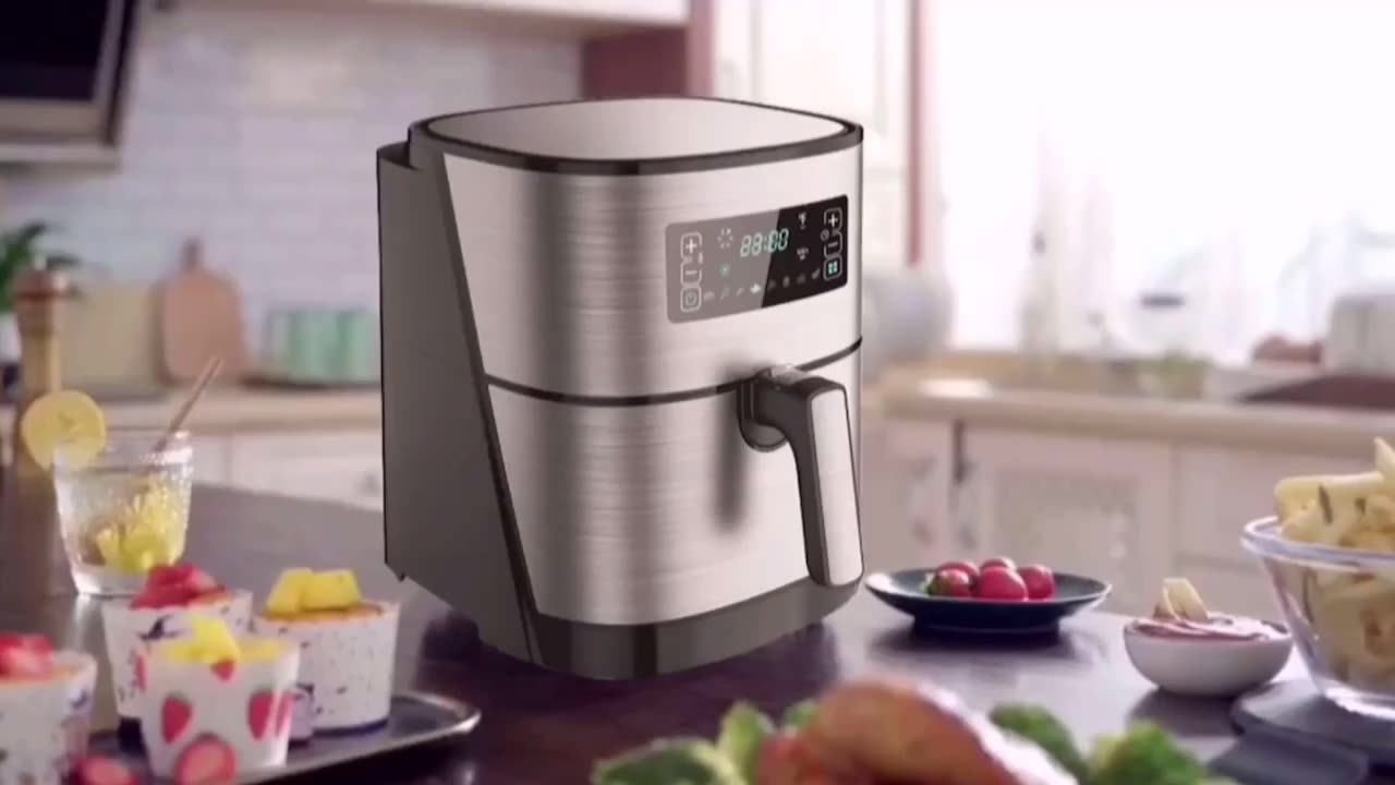 1400w 4l Electric Digital Air Fryer With Rapid Air Circulation System ...