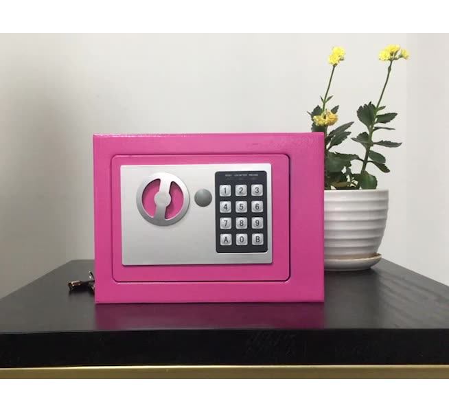 Digital Home Hotel Wall Mounted Deposit Box Mini Fireproof Security ...