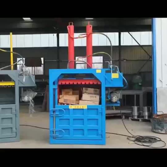 Hydraulic Garbage Compactor Waste Plastic Press Machine Hydraulic Trash ...