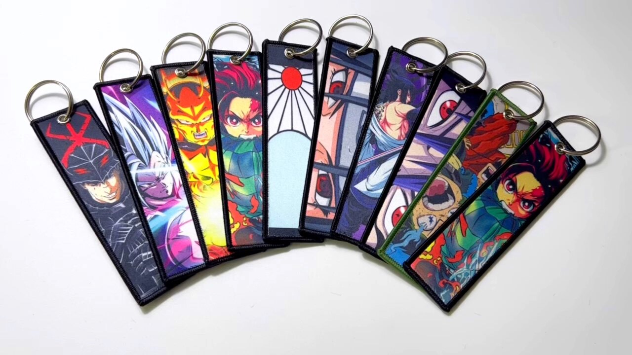 Yuewen Personalized Airplane Aviation Tags Key Chain Fabric Custom ...