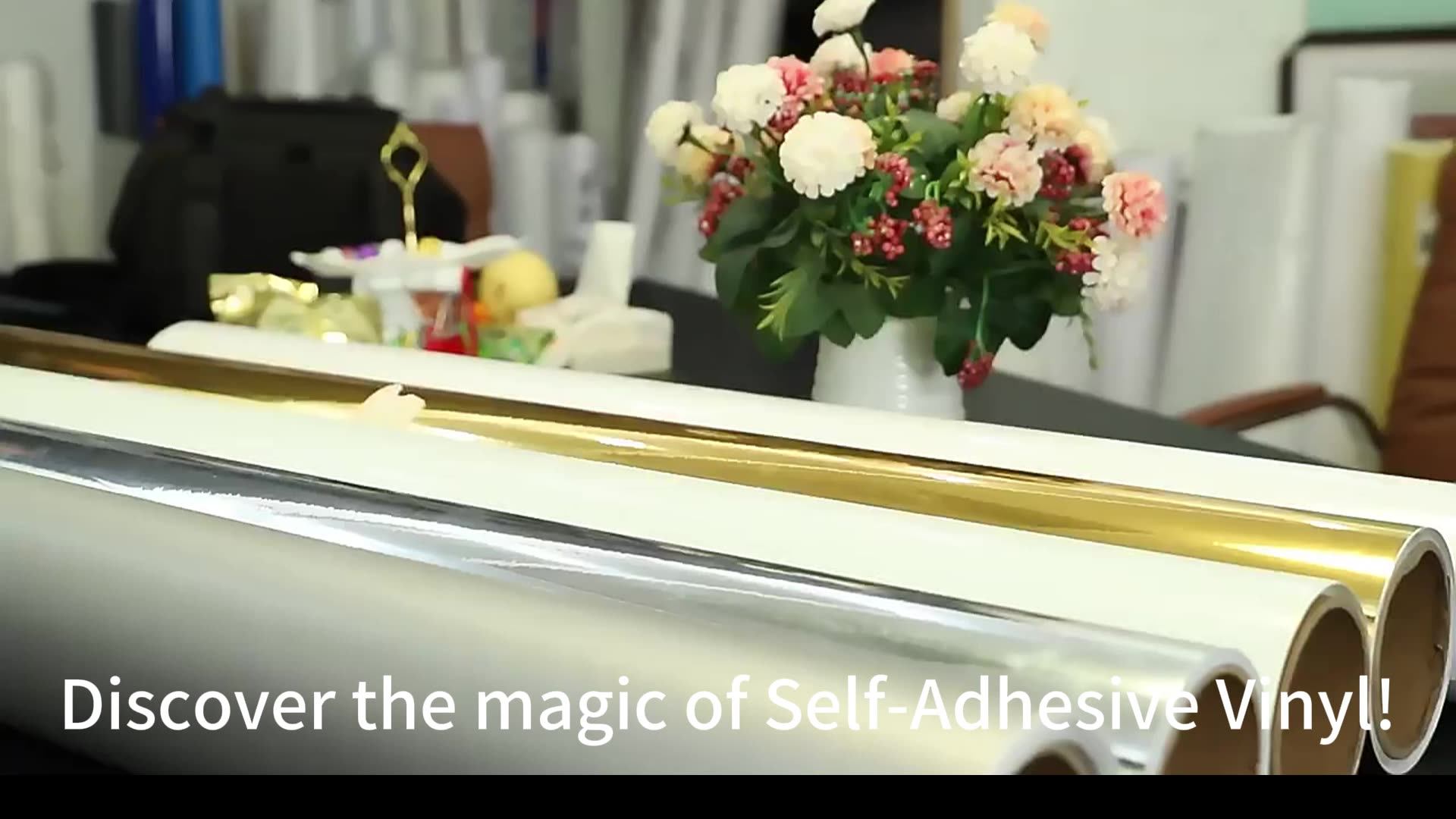 3m Pvc Self Adhesive Film Sticker Roll Advertising Color Vinyl Car ...