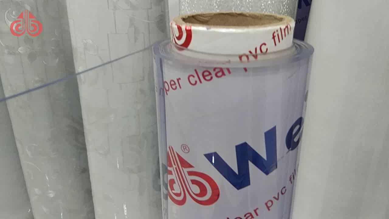 Super Clear Transparent Glossy Pvc Film For Table Cover - Buy ...