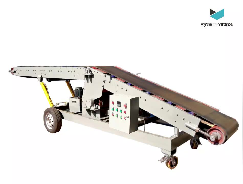 Belt Conveyor Equipment System Aggregate Mobile Stacker Conveyor - Buy ...