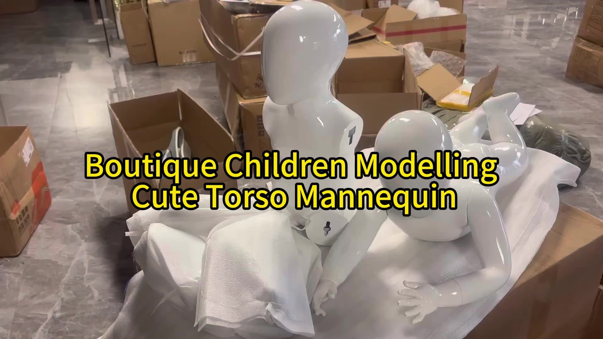 Glossy White Child Mannequin Plastic Child Enfant Magasin Kids ...