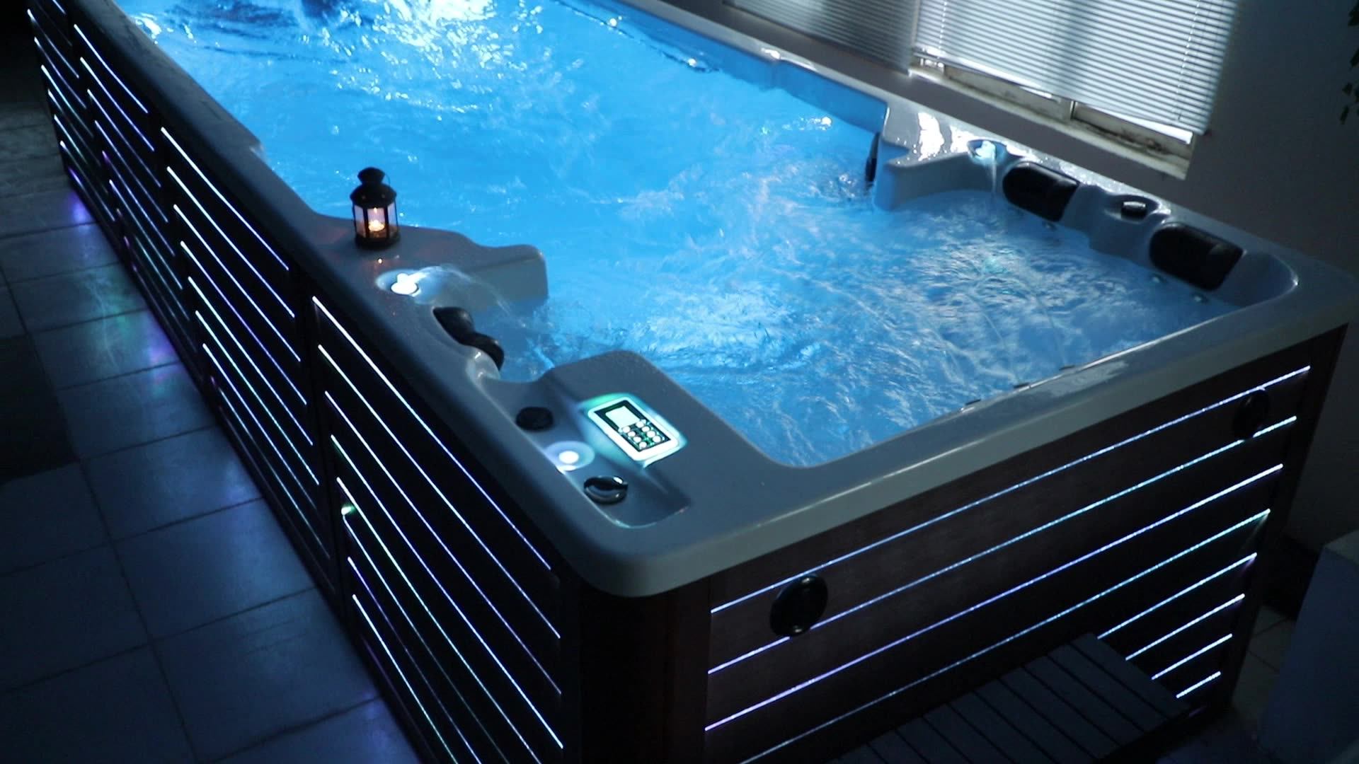 Shipping Container Swimming Pool 6.6m Swim Spa Pool Outdoor Hot Tub ...