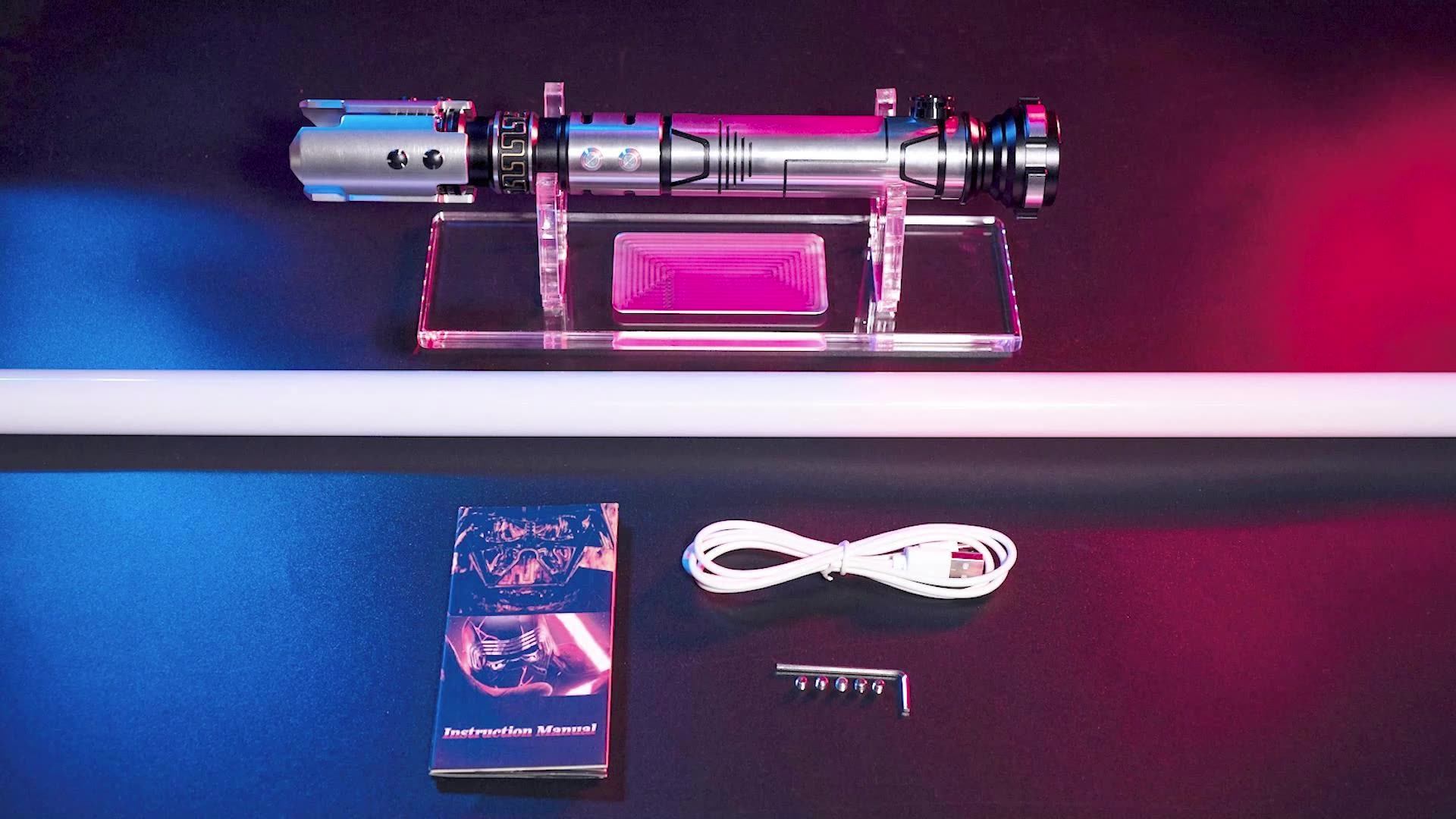 Txqsaber Judger Lightsaber Neo Swing Dueling 1 Inch Blade Metal Hilt 16 ...