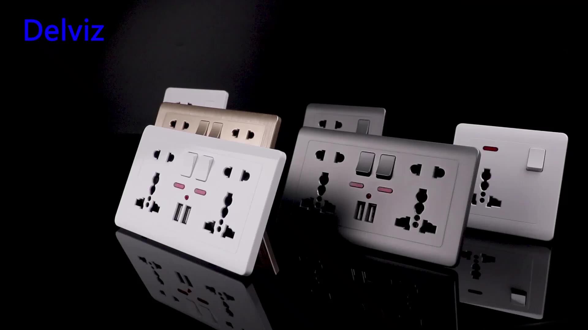 Delviz Power Supply Outlet,Push Button Control,Led Indicator,Usb ...