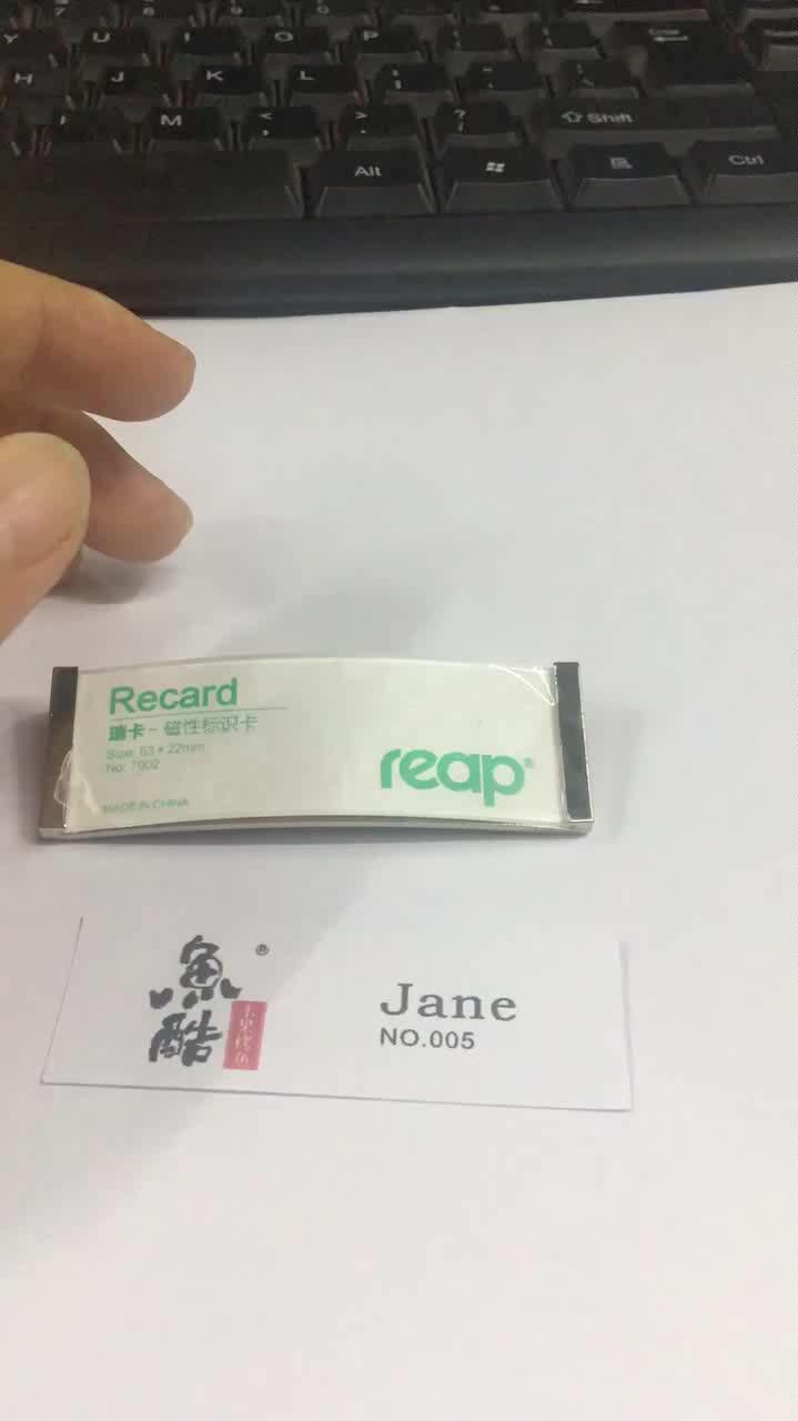 Reap Changeable Pin Business Name Badge Holder,Colorful Staff Reusable ...