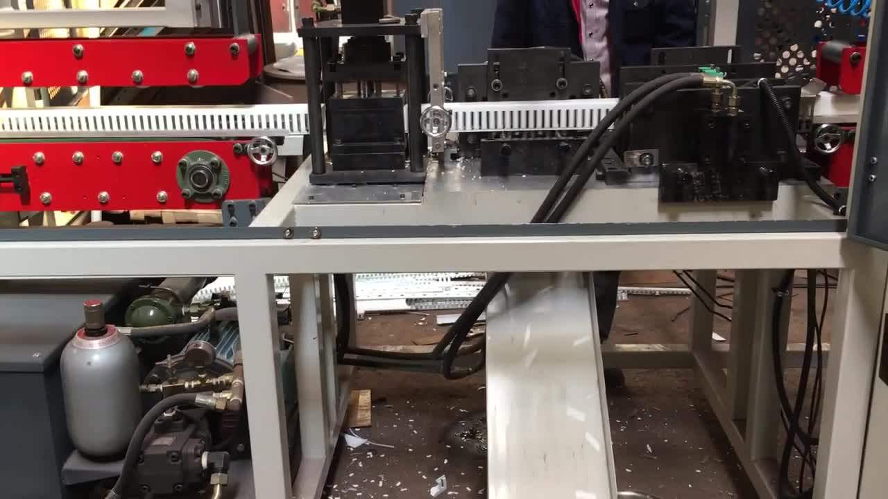 Plastic Pvc Corner Cable Trunking Punching Machine - Buy Pvc Trunking ...
